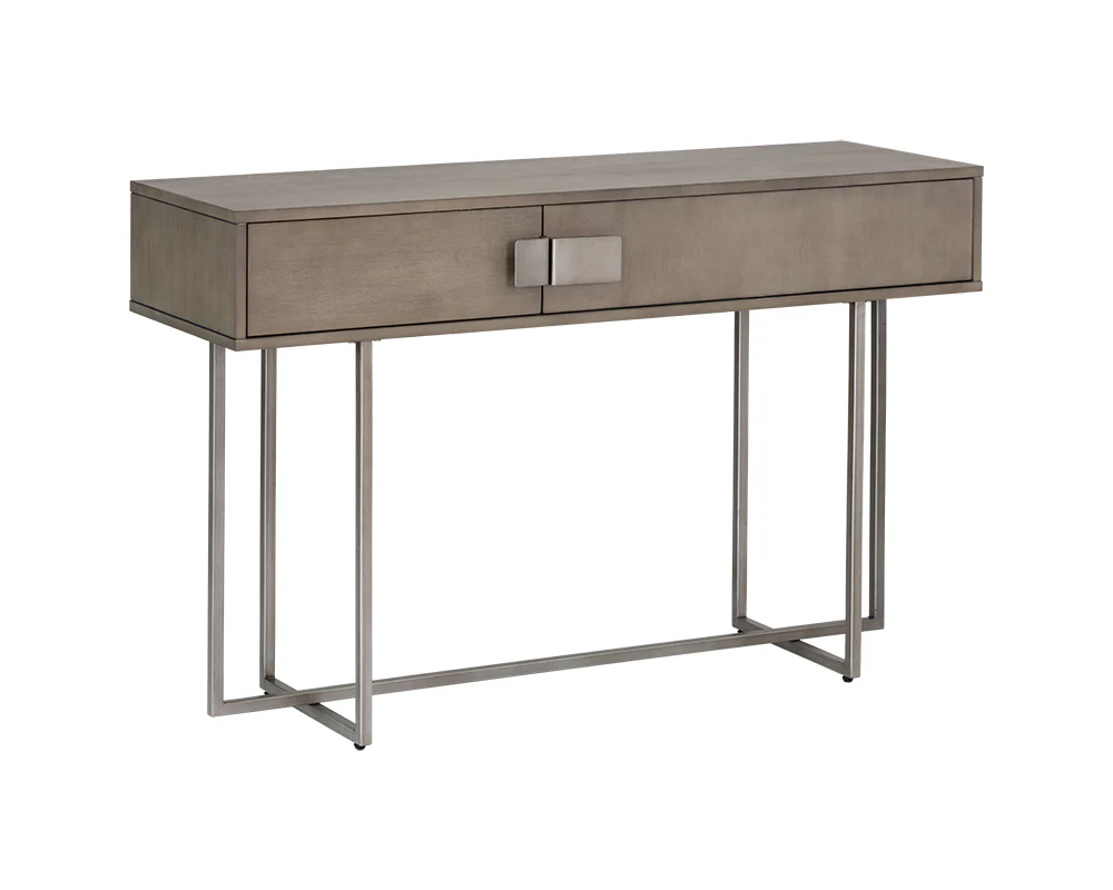 Ulrich Console Table - Grey Ash – Decorium