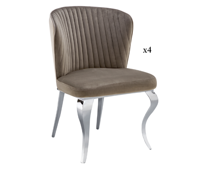 Dana Set of Four Dining Chairs – Decorium