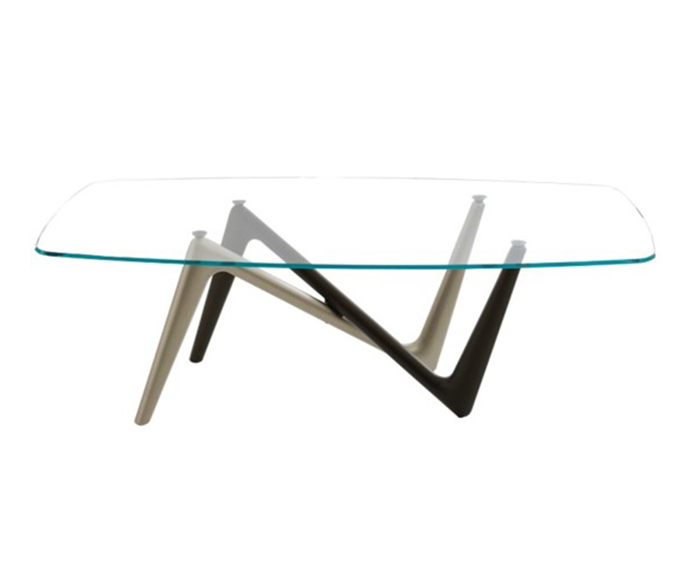 Katerina Glass Dining Table Available in alternate finishes – Decorium