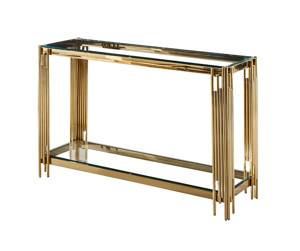 Nevada Gold Console Table – Decorium